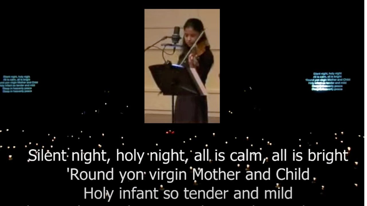 Stone Hill Princeton Christmas Eve Service - Sharon Stephen - Violin ...