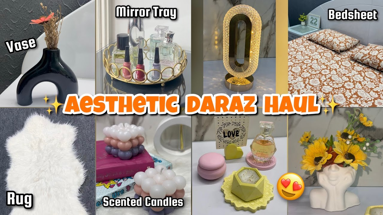 DARAZ ROOM DECOR SHOPPING 🛍️💖 | with Prices and Links - YouTube