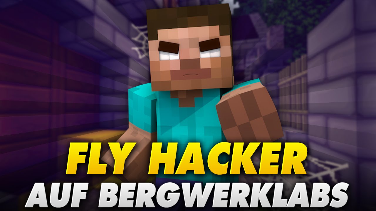 FLY HACKER in BEDWARS - 64 SPIELER MAP | Minecraft - YouTube