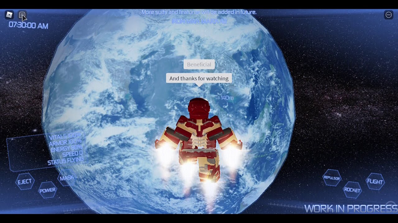 How to go to Space with any Suit in the new Iron Man Simulator - YouTube