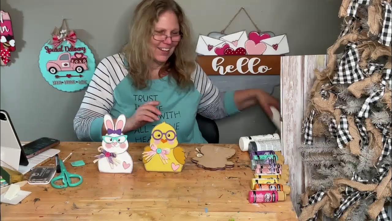 🐇🐑🐥 Bunny, Chick and Lamb Easter Standers - diy craft kit 🐥🐑🐇 - YouTube