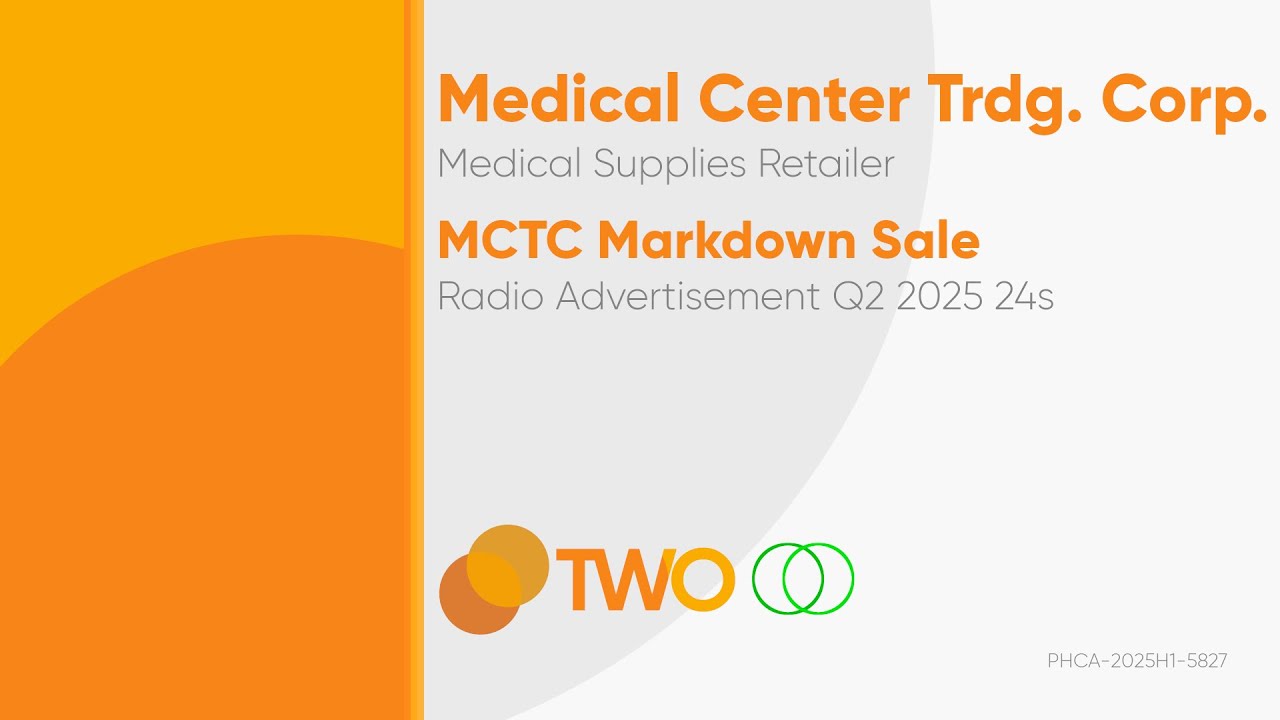Medical Center Trading Markdown Sale Radio Ad Q2 2025 24s - YouTube