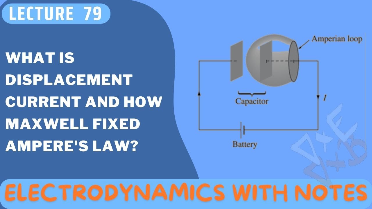 What is displacement current and how Maxwell fixed Ampere's law? - YouTube