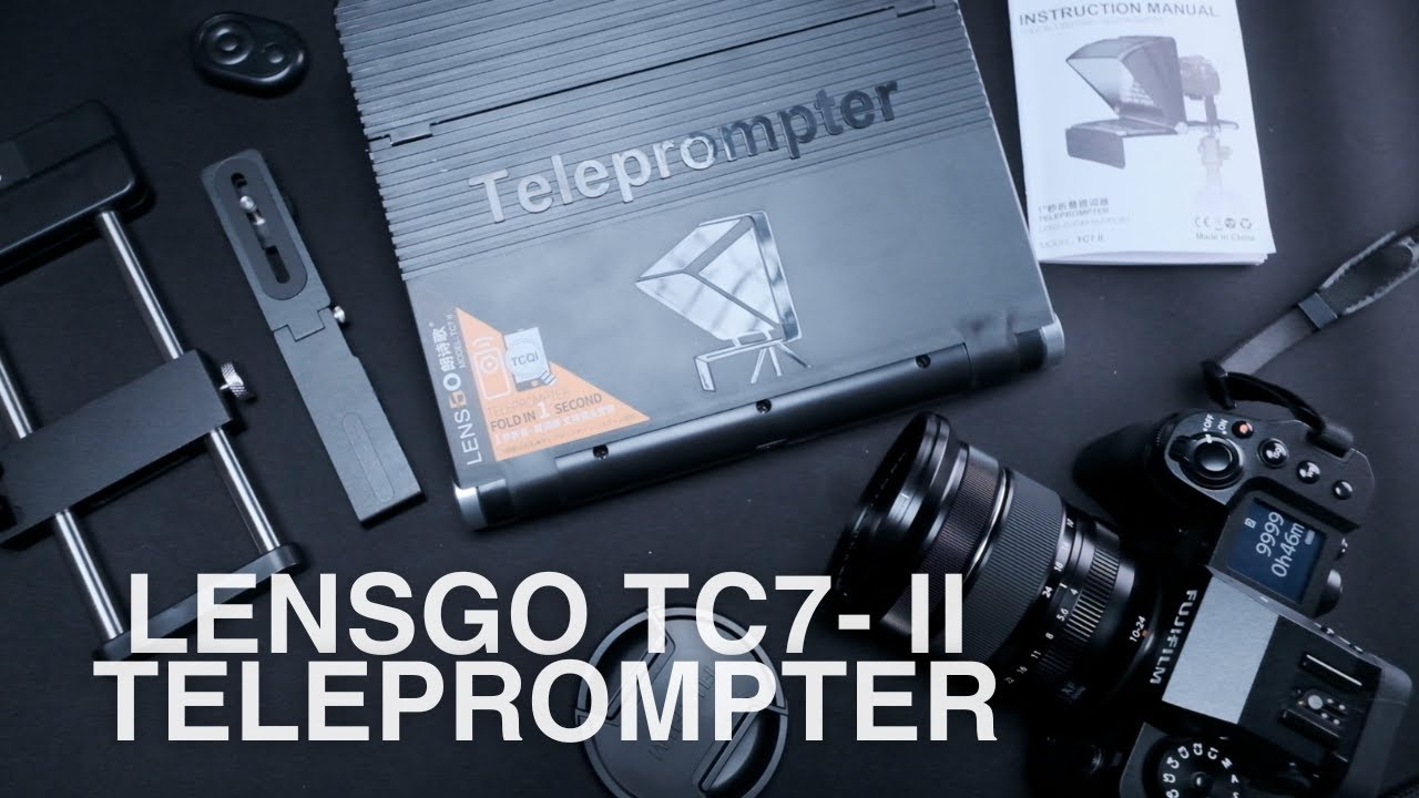 LENSGO TC7-ii TELEPROMPTER UNBOXING | Portable & Easy to Set-up - YouTube