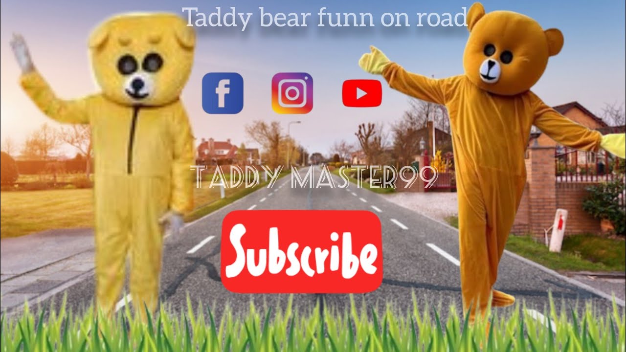 Taddy bear funn on road FUNNY Teddy Bear Letest Comedy video 🤣/2024 ...