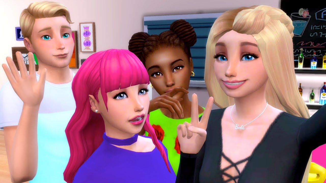 Titi Plus Español Sims 4 - Barbie y Ken Vacaciones - YouTube