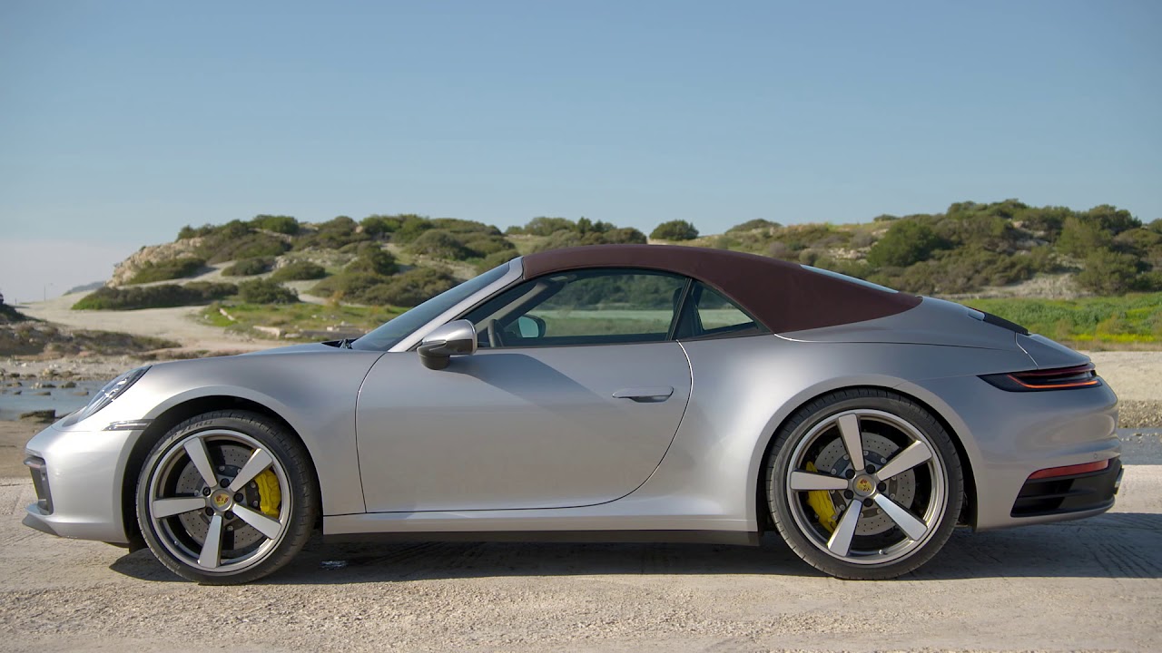 Porsche 911 Carrera S Cabriolet (GT Silver Metallic) - YouTube