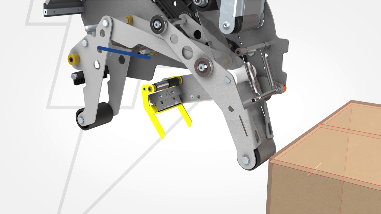 Case Taper Taping Head by Robopac USA - YouTube