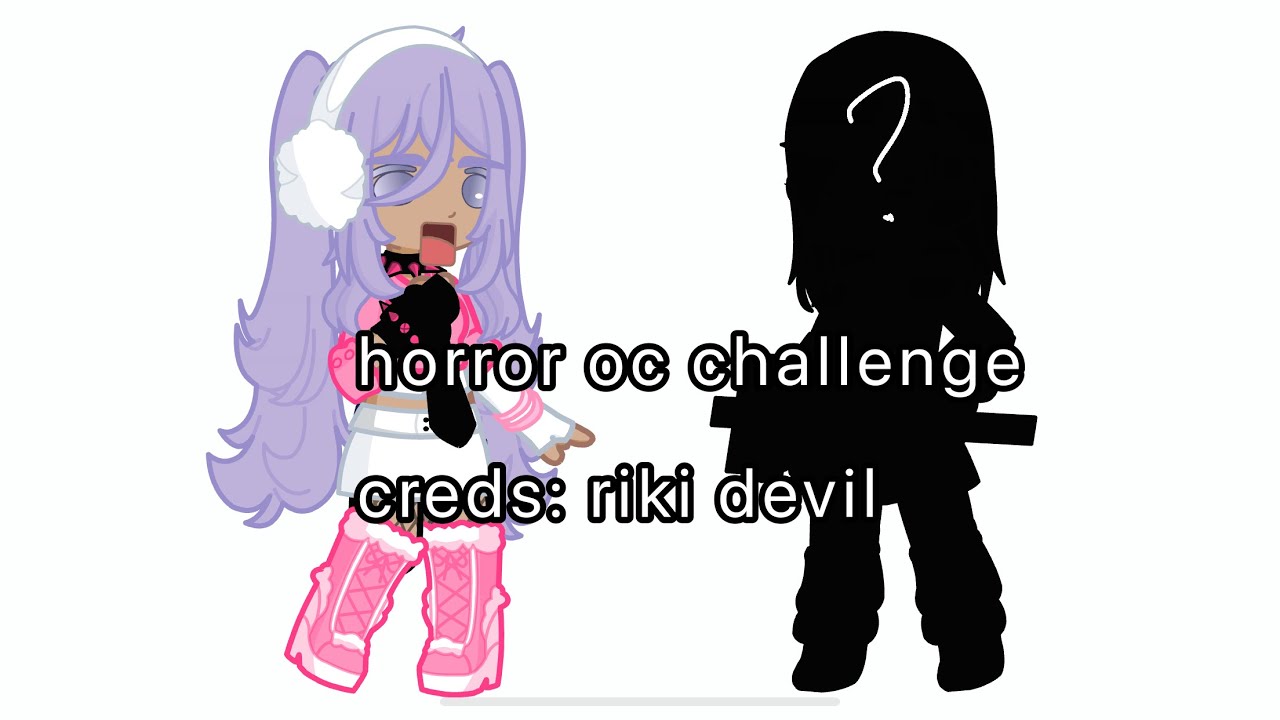 horror oc challenge| halloween special| kyupis - YouTube