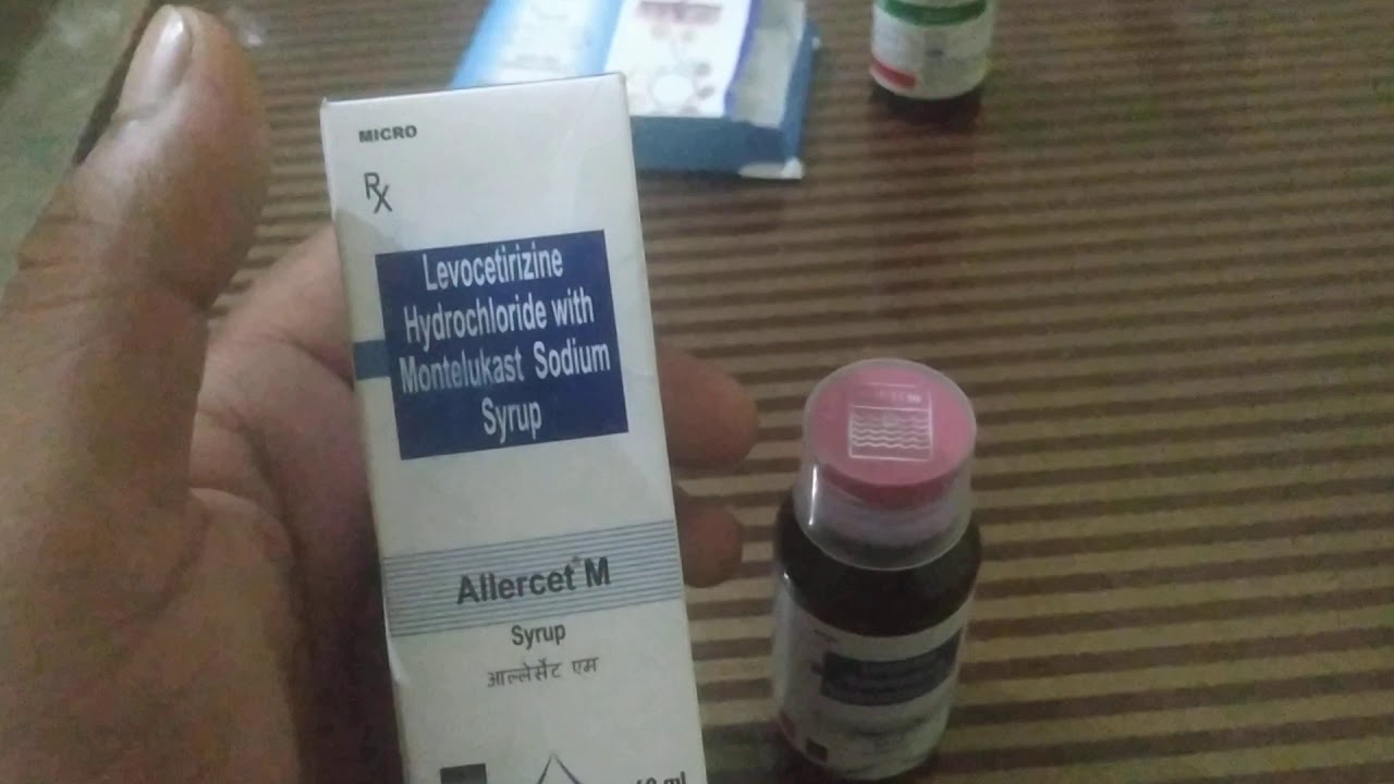 सर्दी और अस्थमा मे लाभकारी! Allercet M syrup (levocetirizine ...