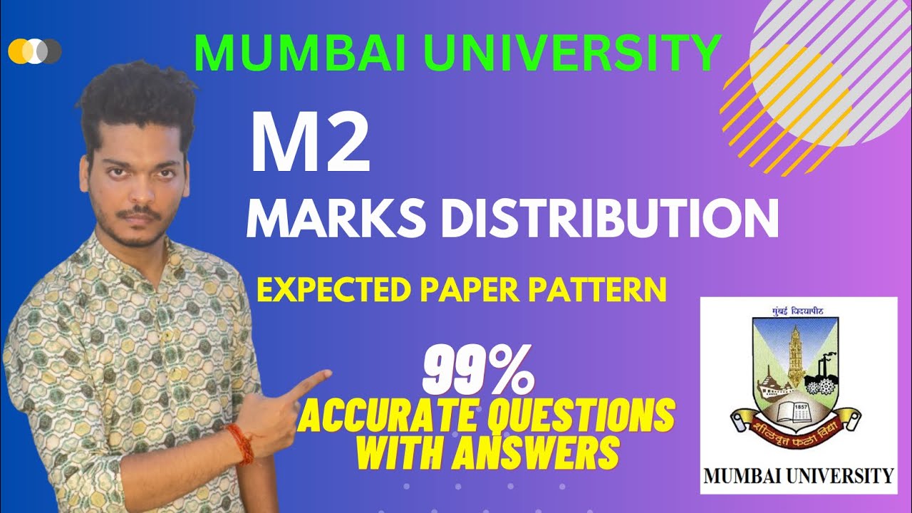 Engineering Mathematics 2 Chapter-wise Marks Distribution | Mumbai ...
