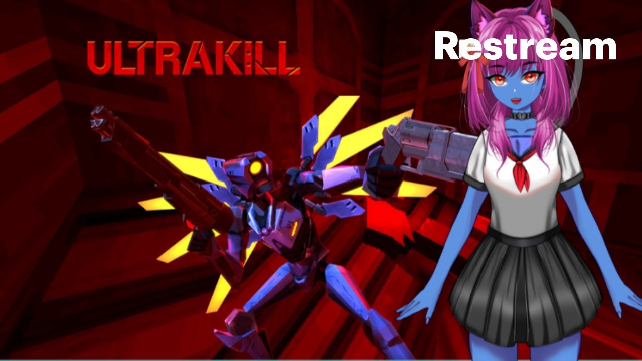 BLUE VTUBER IS GETTING BETTER AT ULTRAKILL?? (Part 3 Violent Difficulty ...