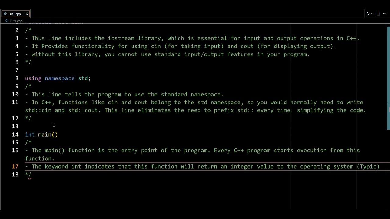 🚀 C++ Basics: Understanding Input and Output with cin and cout! 📚 - YouTube
