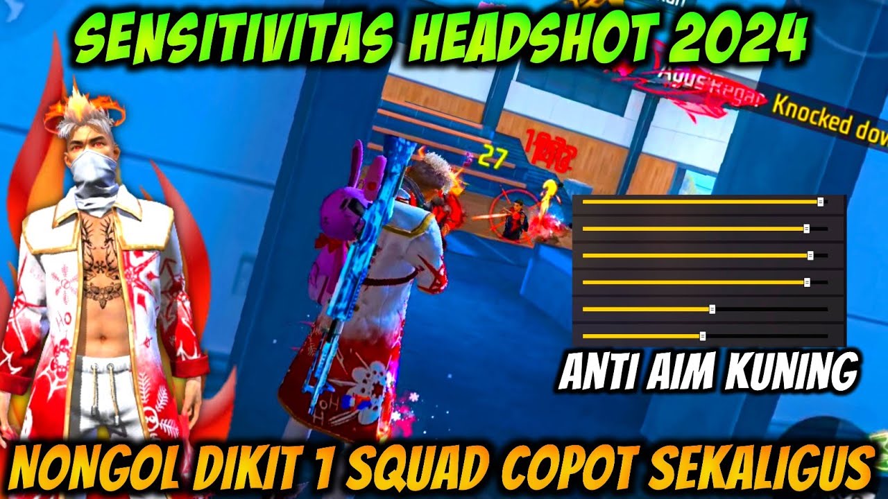 SET ANDRO GACOR PARAH ⚙️ Sensitivitas FF Auto Headshot 2024! Sensitivitas Headshot Free Fire ...