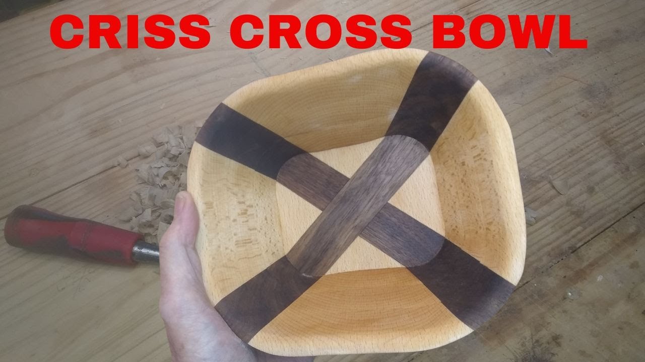 Square Bowl Cut On The Scroll Saw With A Crisscross Pattern Design ...