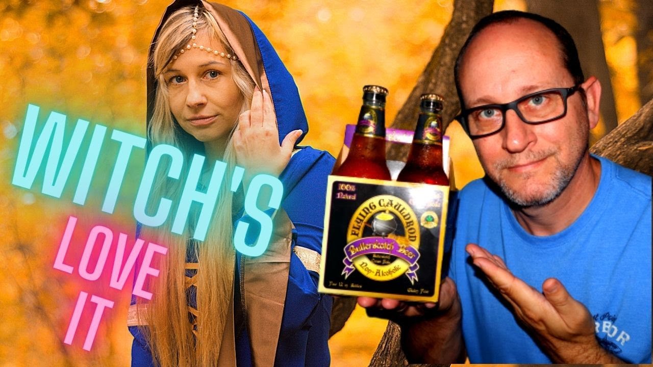 Flying Cauldron Butterscotch Beer Review - YouTube