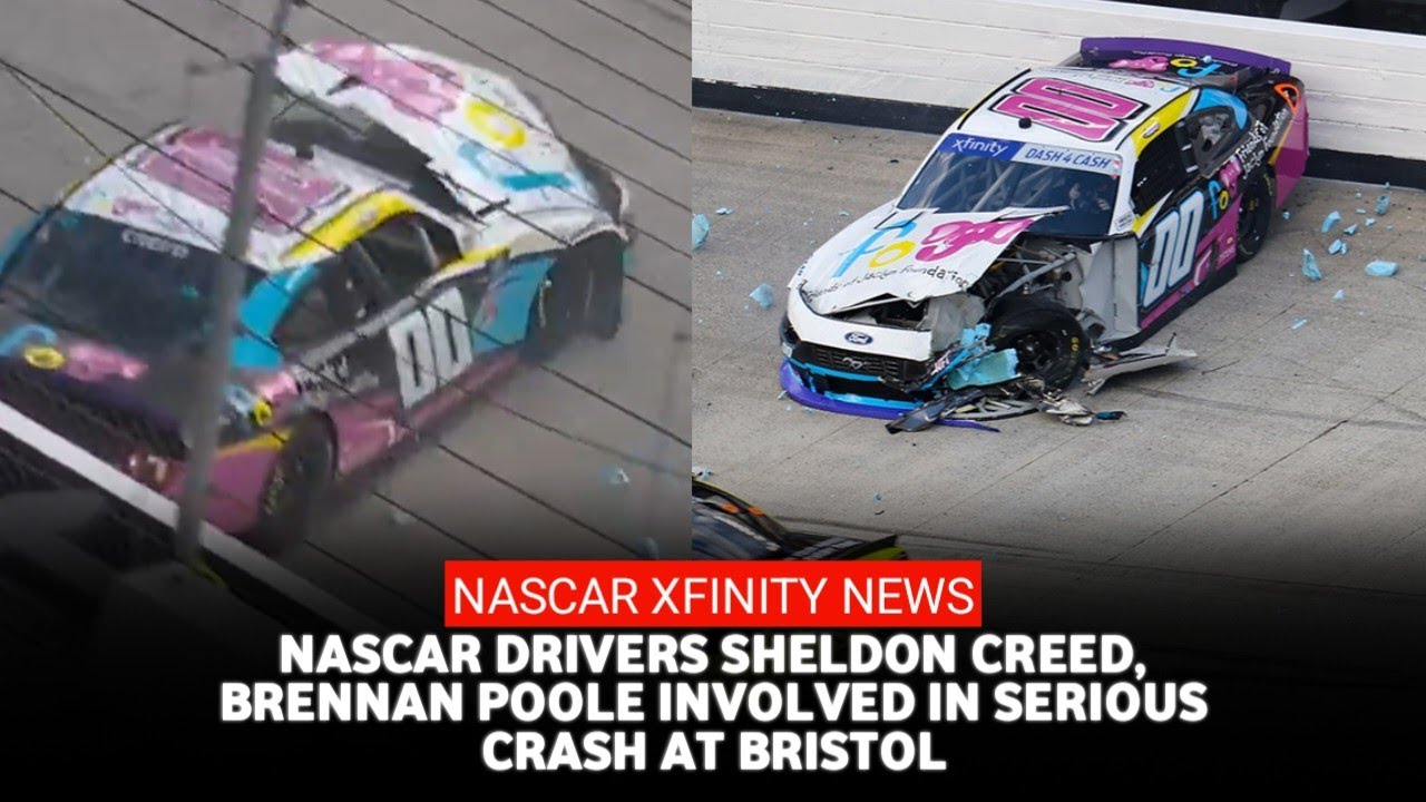 NASCAR drivers Sheldon Creed, Brennan Poole involved in serious crash ...