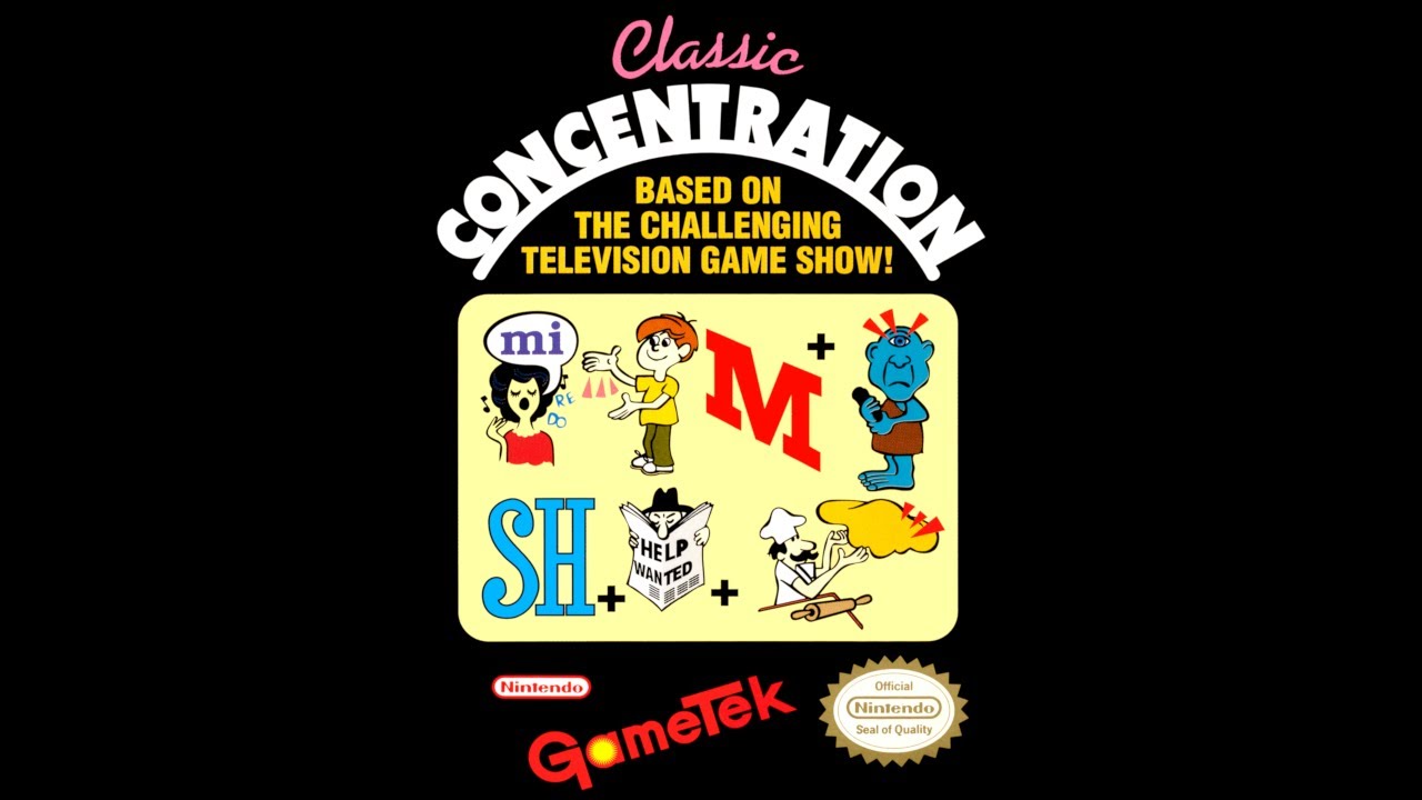 NES - Classic Concentration 'Title' - YouTube