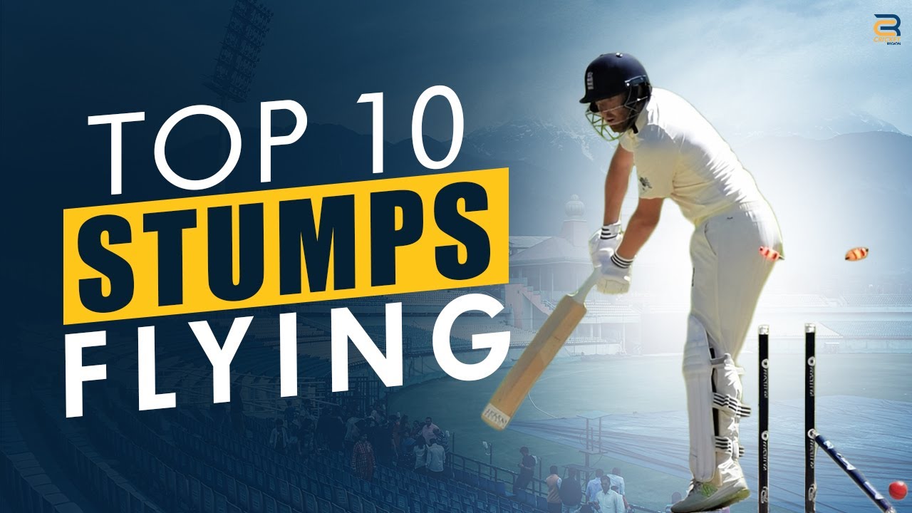 Top 10 TWO Stumps Flying Crazy Deliveries in Cricket History🔥 | Stumps ...