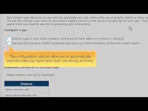 How to managing raw access logs - YouTube