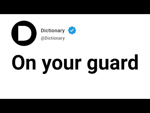 On your guard Meaning In English - YouTube