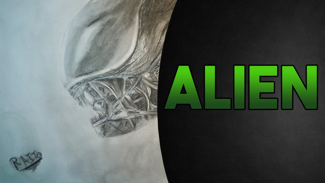 [Speed Drawing 17] Alien - YouTube