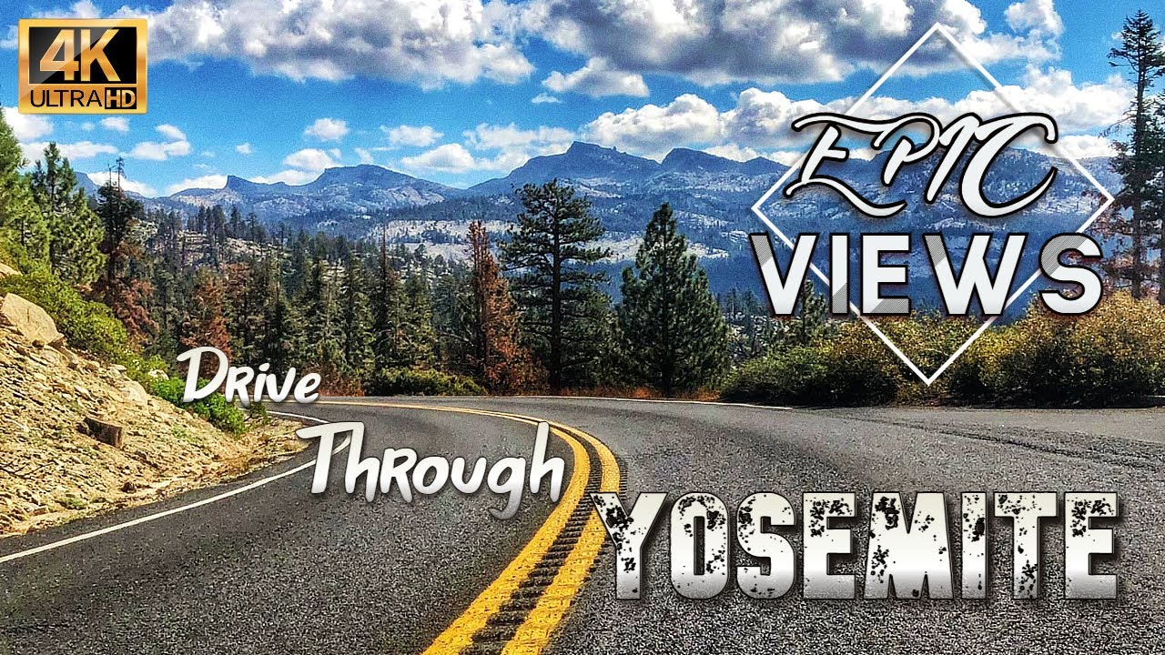 Driving through Yosemite | 4K scenic tour through Yosemite Valley - YouTube