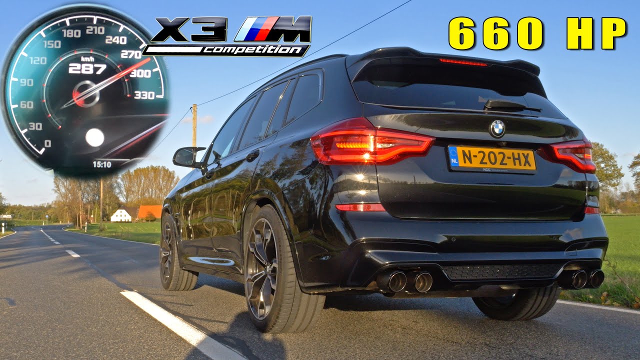 660HP BMW X3M Competition | 0-100 100-200 POV & FI EXHAUST SOUND - YouTube