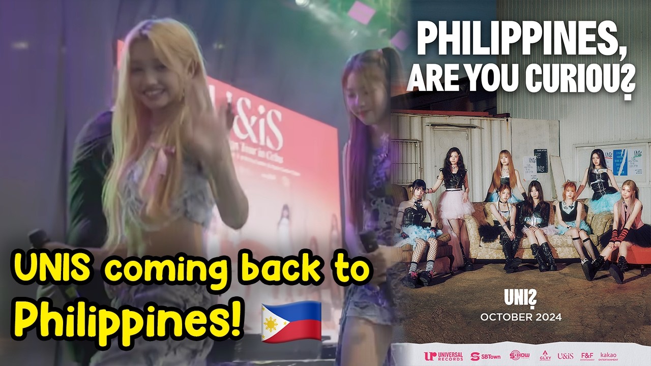 UNIS coming back to the Philippines 🇵🇭 - YouTube