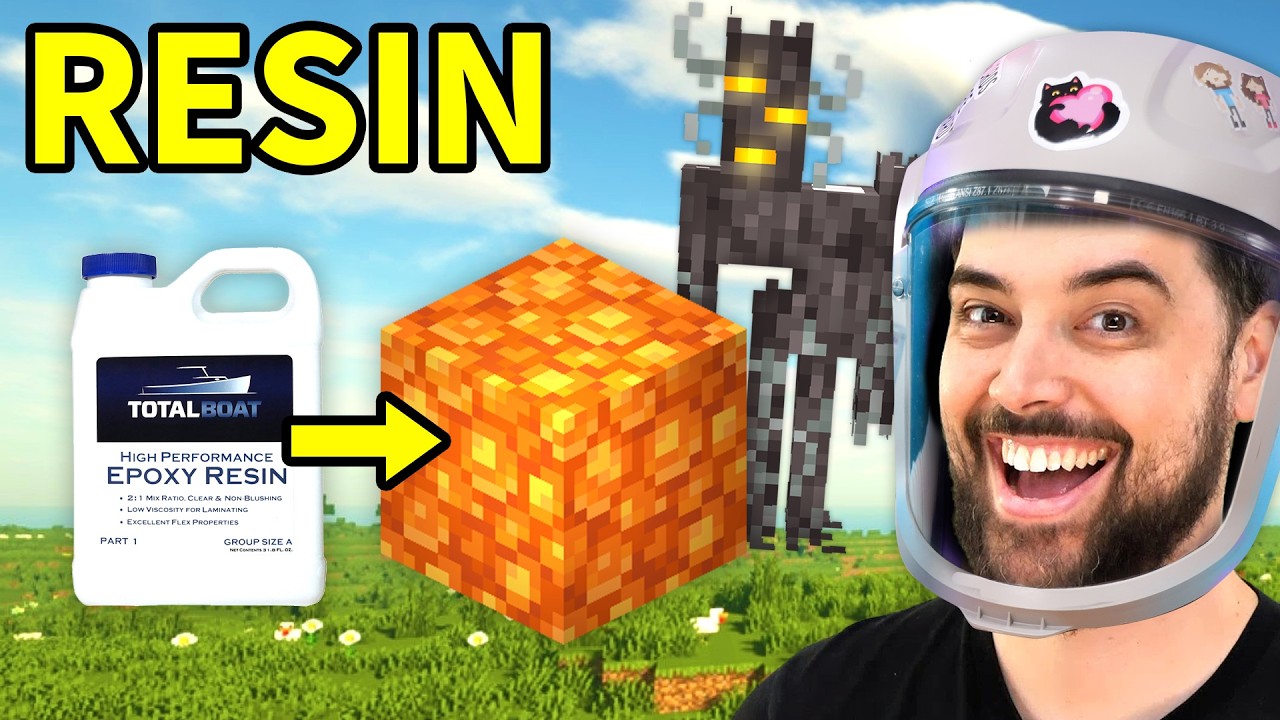 Resin DIYers find Resin in Minecraft - YouTube