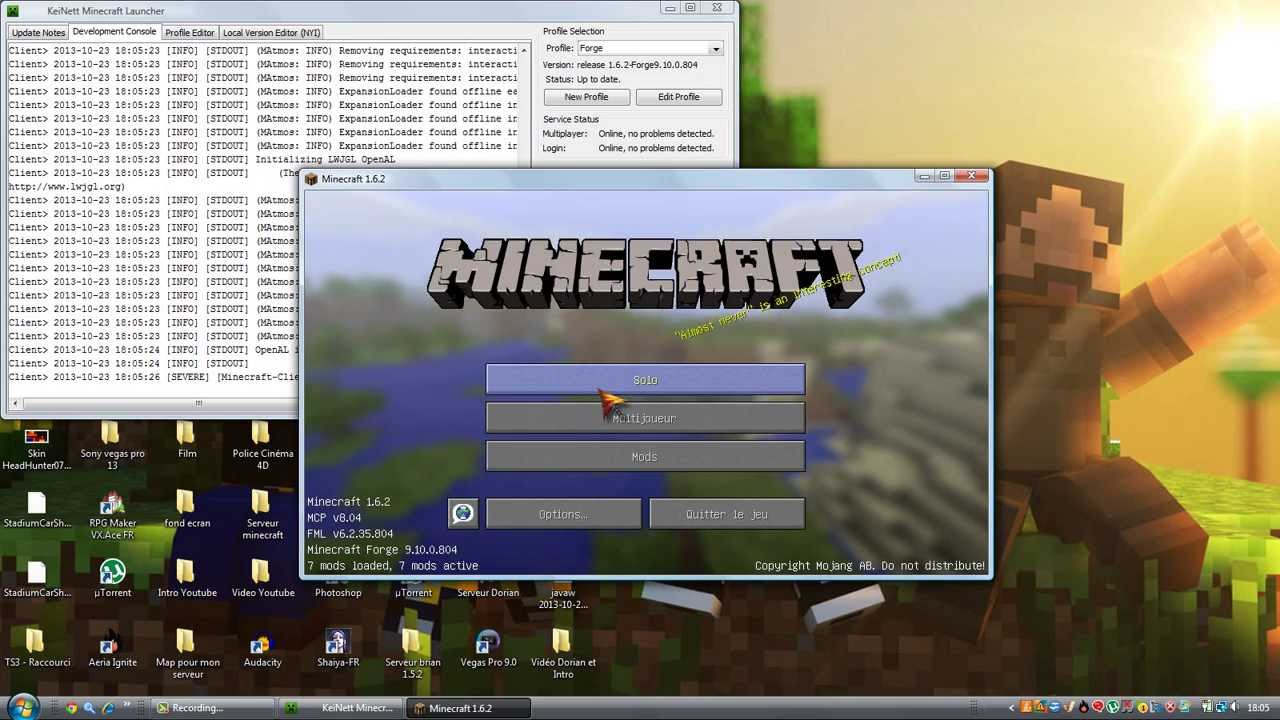 Tuto - Installer le mod Matmos ainsi que Forge en 1.6.2 - YouTube