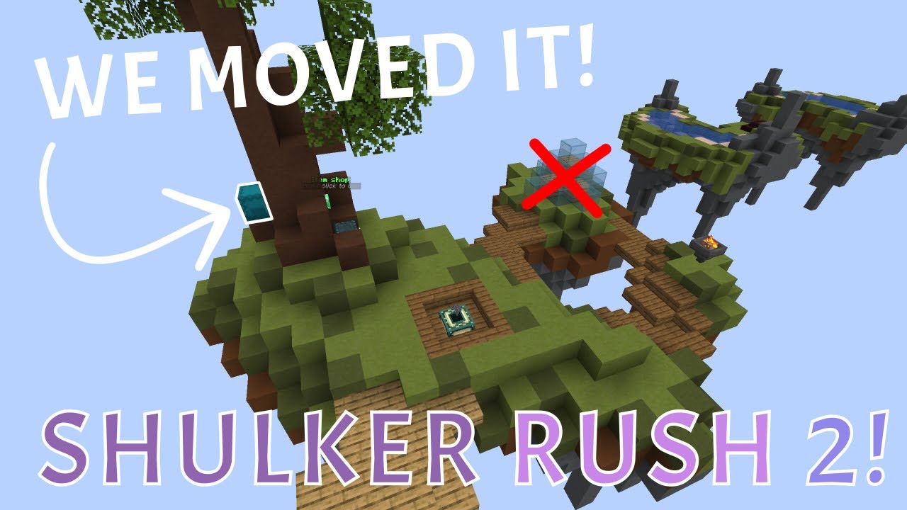 We Hid The Shulker! | Shulker Rush 2! [1] - Realm Minigame - YouTube
