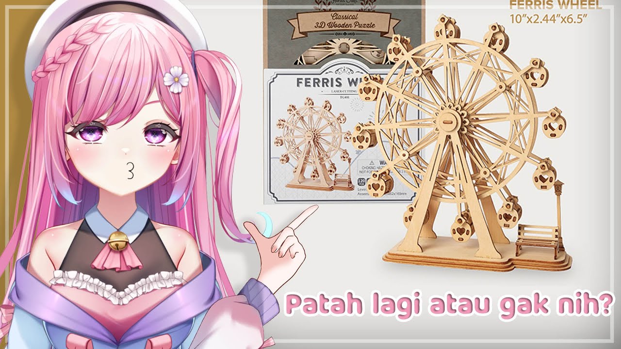 VTUBER - RAKIT WOODEN PUZZLE FERRIS WHEEL - YouTube