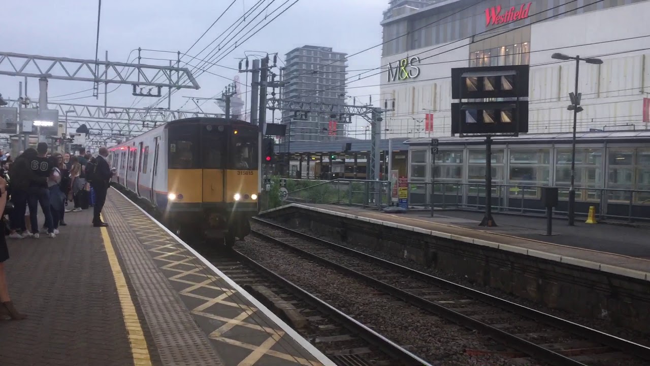 London Overground Class 315 815 & 802 ECS 5V96 to Ilford Depot - YouTube