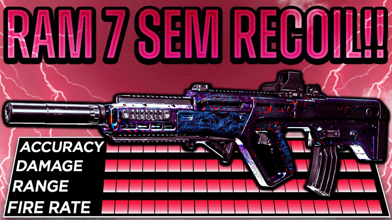 RAM 7 SEM RECOIL É META!! MELHOR CLASSE RAM 7 WARZONE!! - YouTube