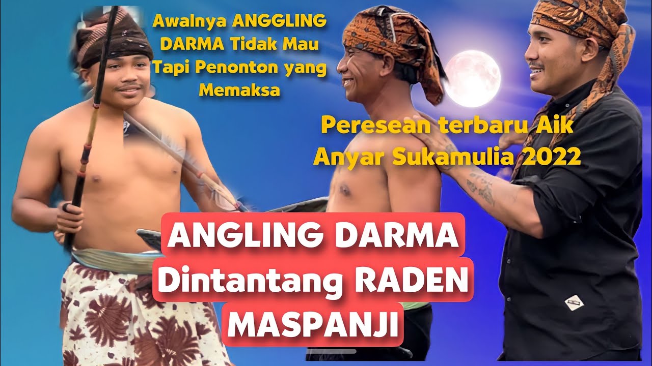 ANGLING DARMA Ditantang RADEN MASPANJI // Awalnya ANGGLING DARMA Tidak ...