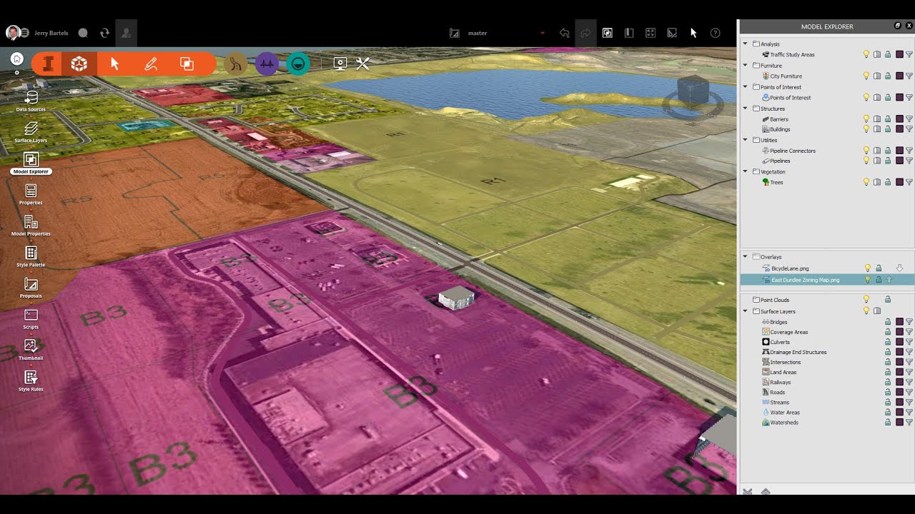 InfraWorks 360 - Terrain Overlay - YouTube