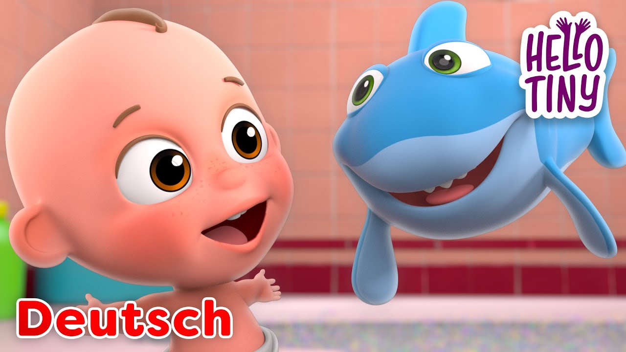 Premiere! 💥 Hello Tiny Deutsch 🛁 Baby-Hai 🦈 Berühmteste Kinderlieder 🍼 ...