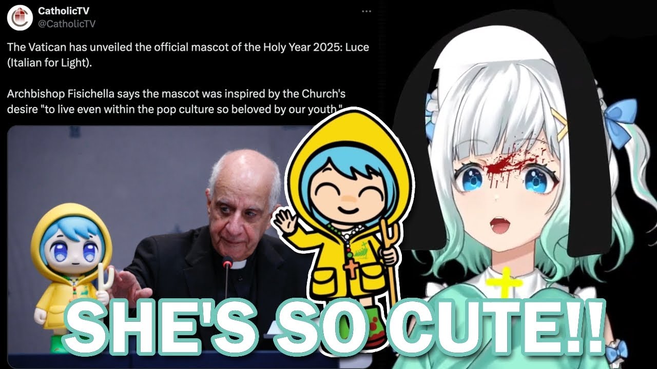 Mint learns about the Vatican's anime mascot 【Maid Mint Fantome】 - YouTube
