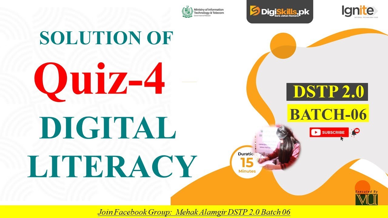 digital literacy quiz 4 batch 6 | dstp 2.0 batch 06 digital literacy ...