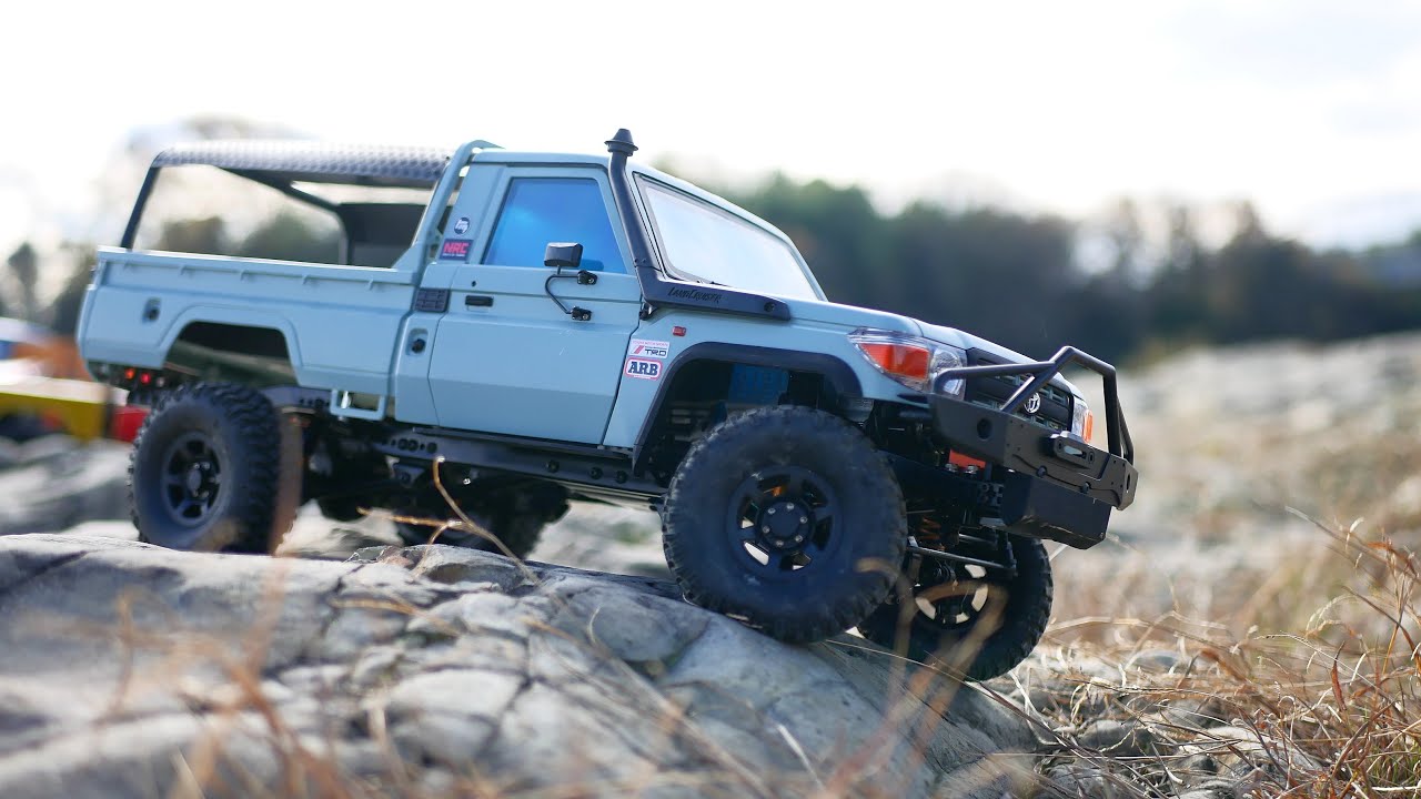 【4WD】KAWAMOTO ROCK LC70 RCRUN80 shakedown part2 - YouTube