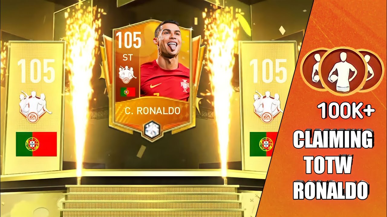 I Spent 100K+ Tokens To Get Ronaldo || TOTW Pack Opening 🔥|| FIFA ...