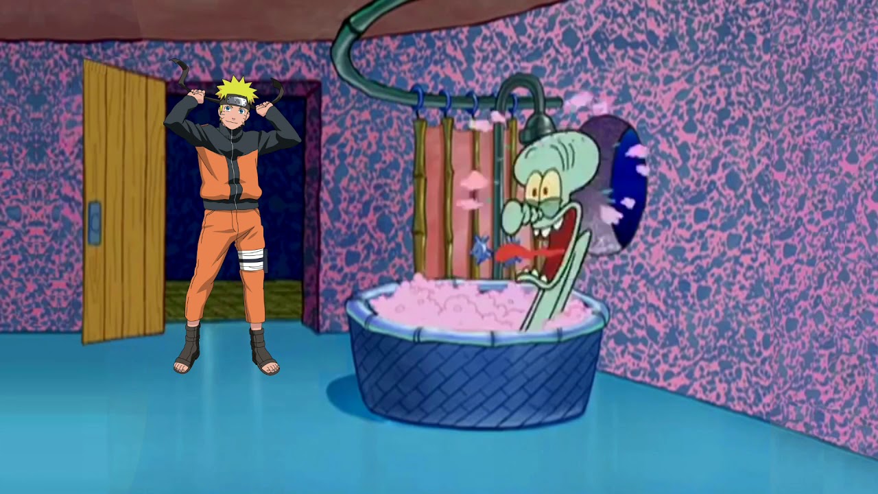 Naruto Drops by Squidward's House (FIXED) - YouTube