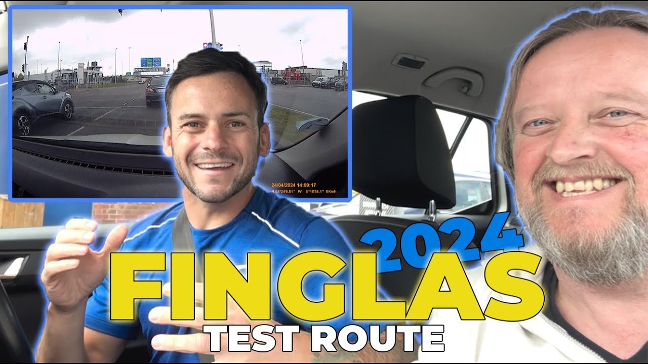 Finglas Driving Test Route 5 | New 2024 - YouTube