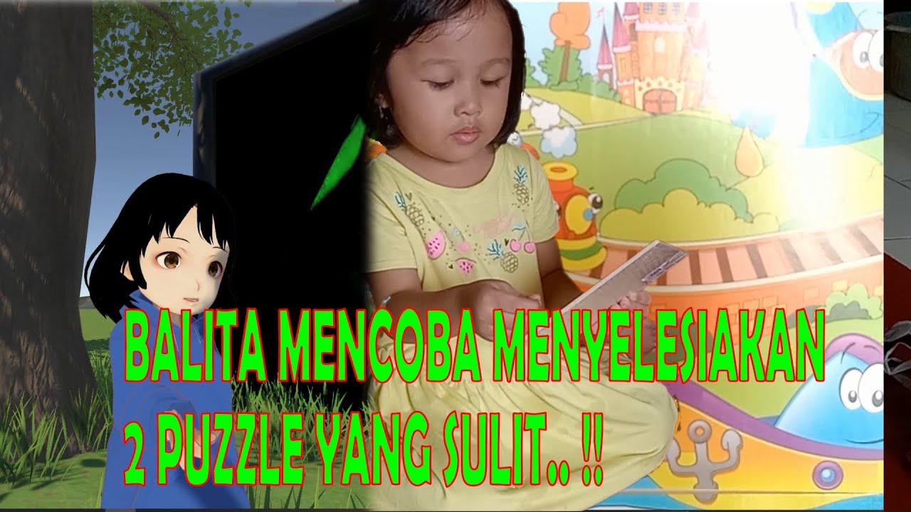 Balita Bermain dan Unboxing Mainan Puzzle || Bulan Bermain - YouTube