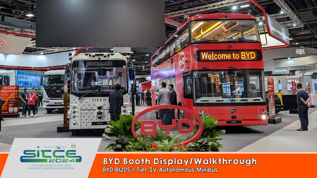 [SITCE 2024] BYD Booth on Display / Walkthrough - YouTube
