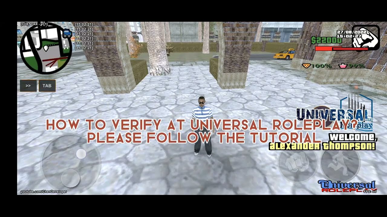 SA-MP: Universal Roleplay | Verification Tutorial - YouTube