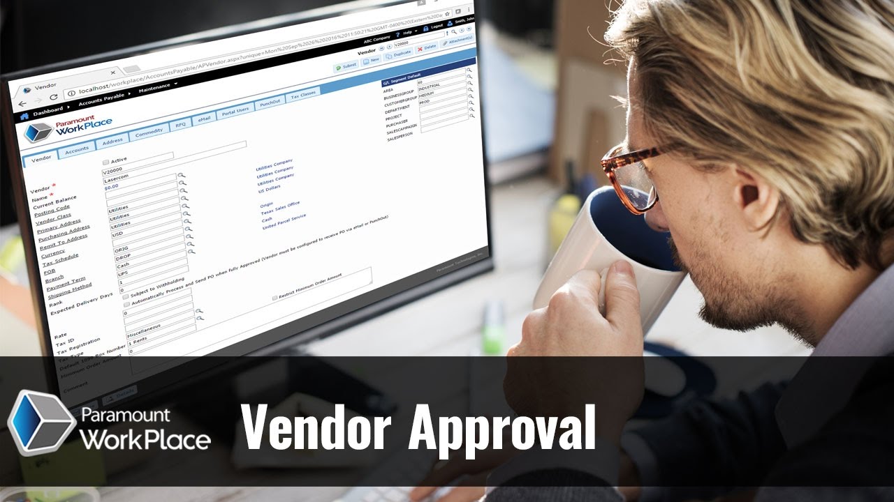 Paramount WorkPlace: Requisition- Vendor Approval - YouTube