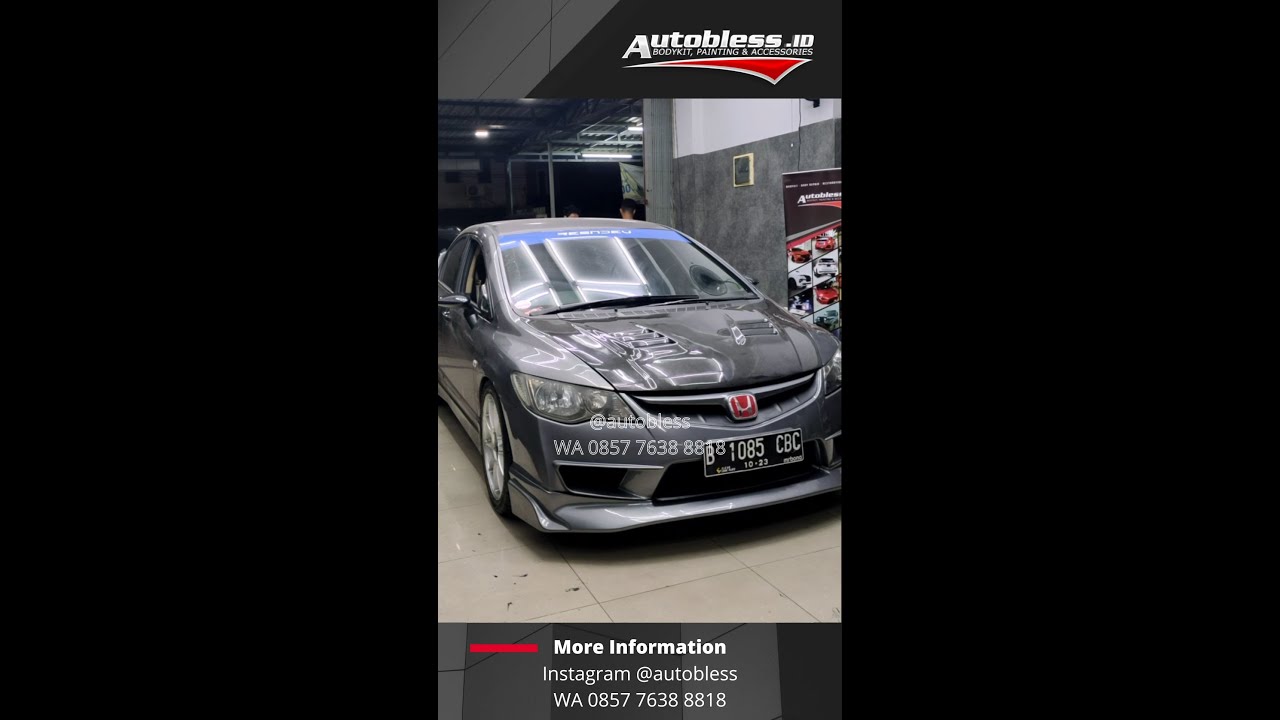 Honda Civic Modification FD Type R Js Racing Style - YouTube