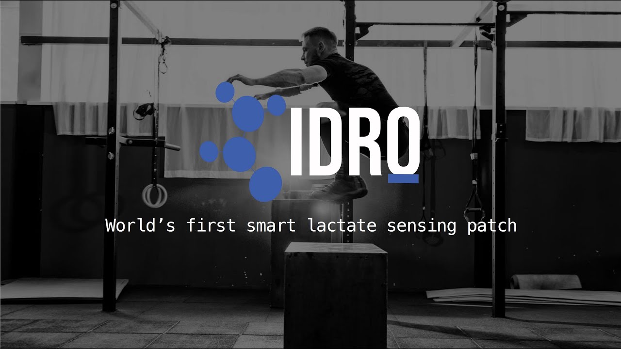 IDRO real-time lactate wearable sensor - YouTube
